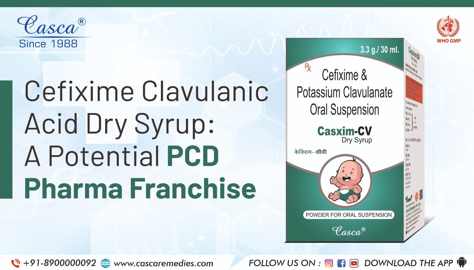 Cefixime Clavulanic Acid Dry Syrup: A Potential PCD Pharma Franchise