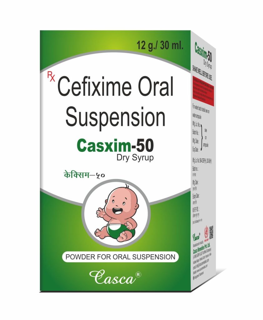 Cefixime Dry Syrup for Paediatric Use