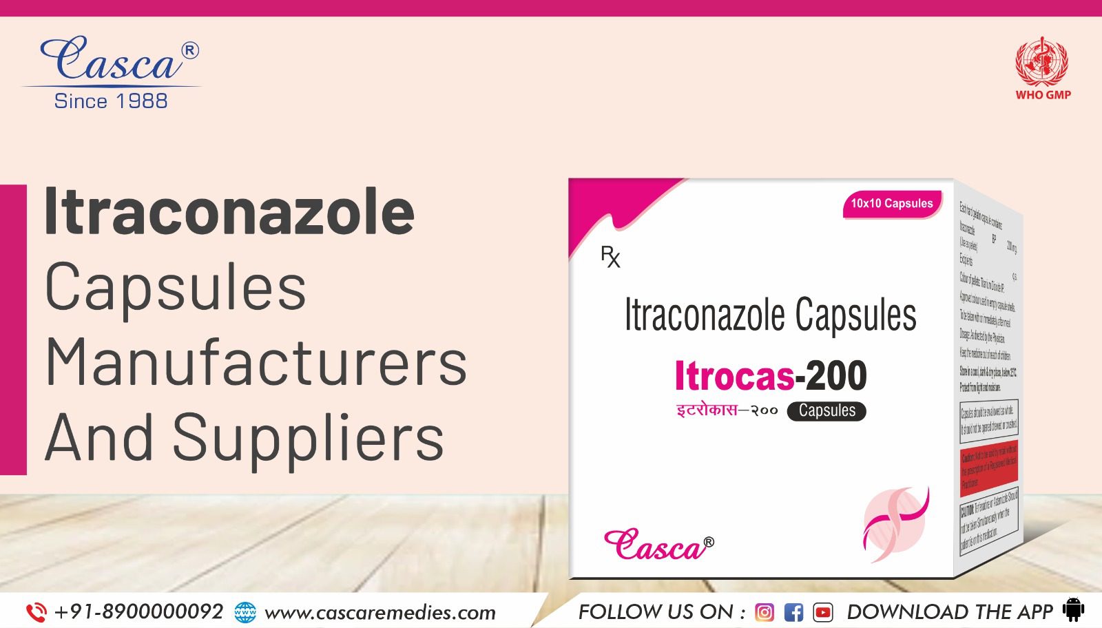 Itraconazole Capsules Manufacturers and Suppliers