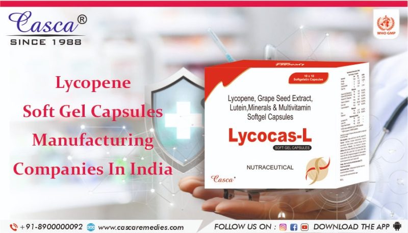 Lycopene Soft Gel Capsules Manufacturing Companies in India