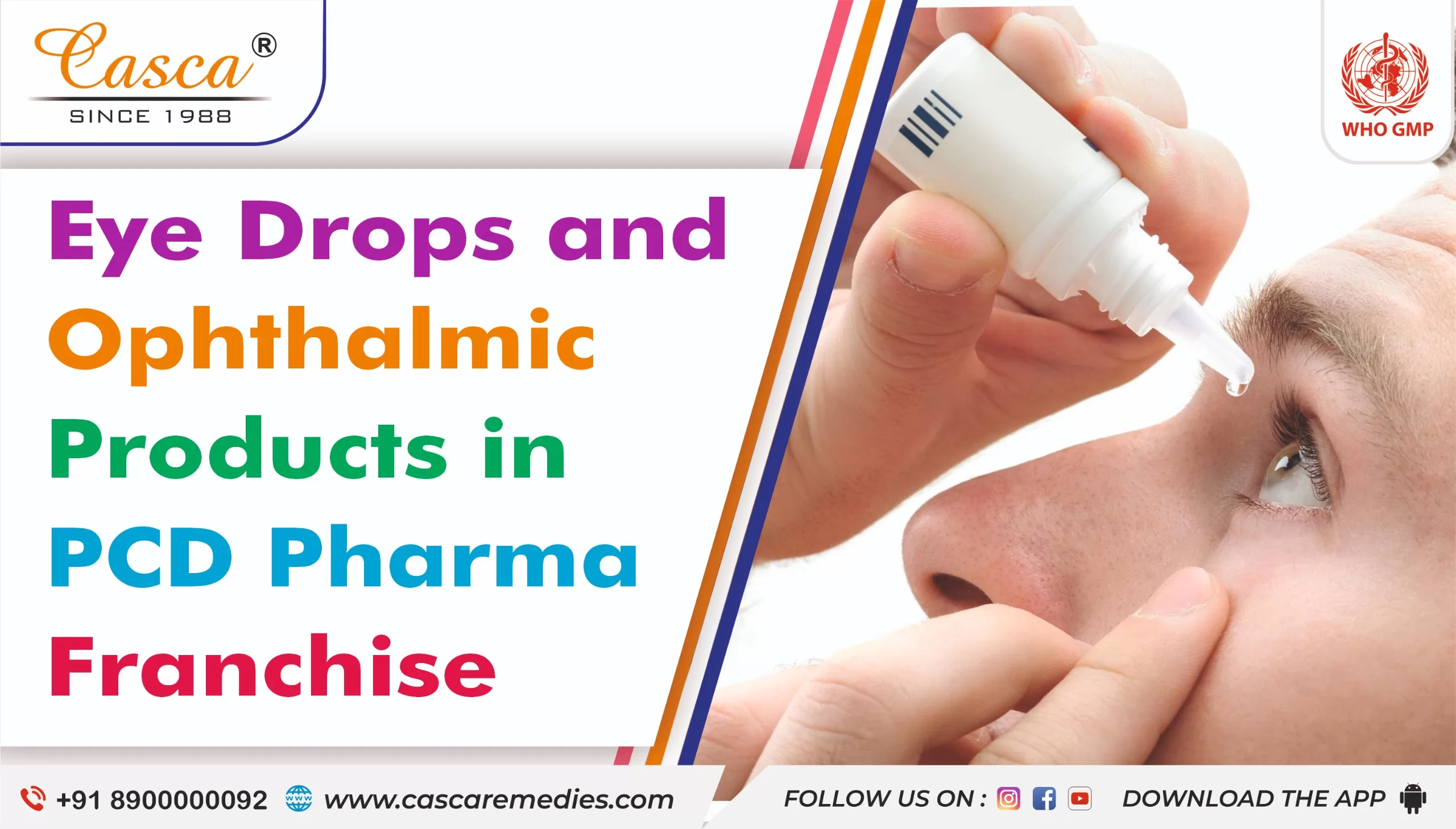 Eye Drops and Ophthalmic Products in PCD Pharma Franchise